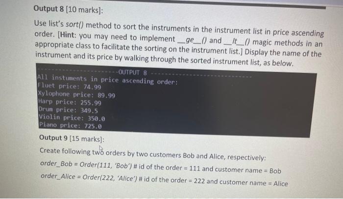 Solved Musical Instruments Design and implement the | Chegg.com