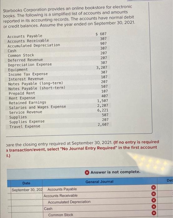 Solved Starbooks Corporation provides an online bookstore | Chegg.com