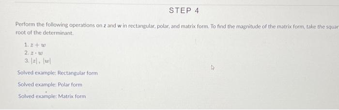 Solved Choose four (4) unique integers a,b,c,d between -5 | Chegg.com