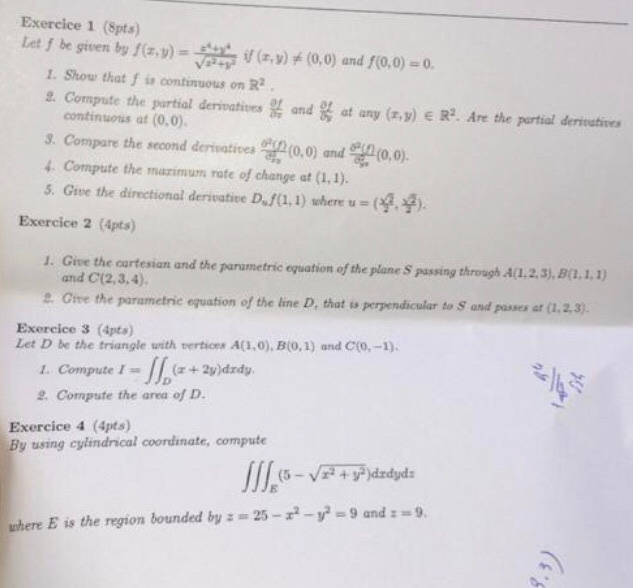 Solved can you please solve all those exercies and show it | Chegg.com