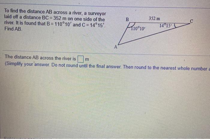 Solved Solve Each Triangle Abc That Exists A 36 4° A 3 5