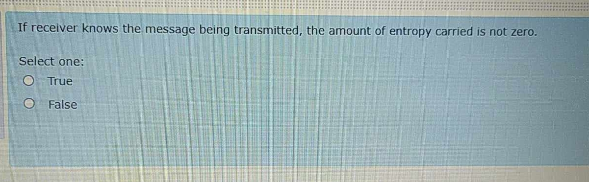 Solved If receiver knows the message being transmitted, the | Chegg.com