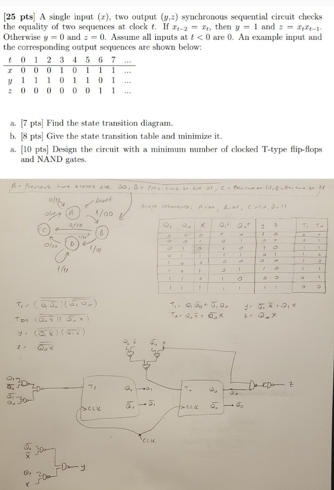 Solved Please just check if my solution is correct or not, | Chegg.com