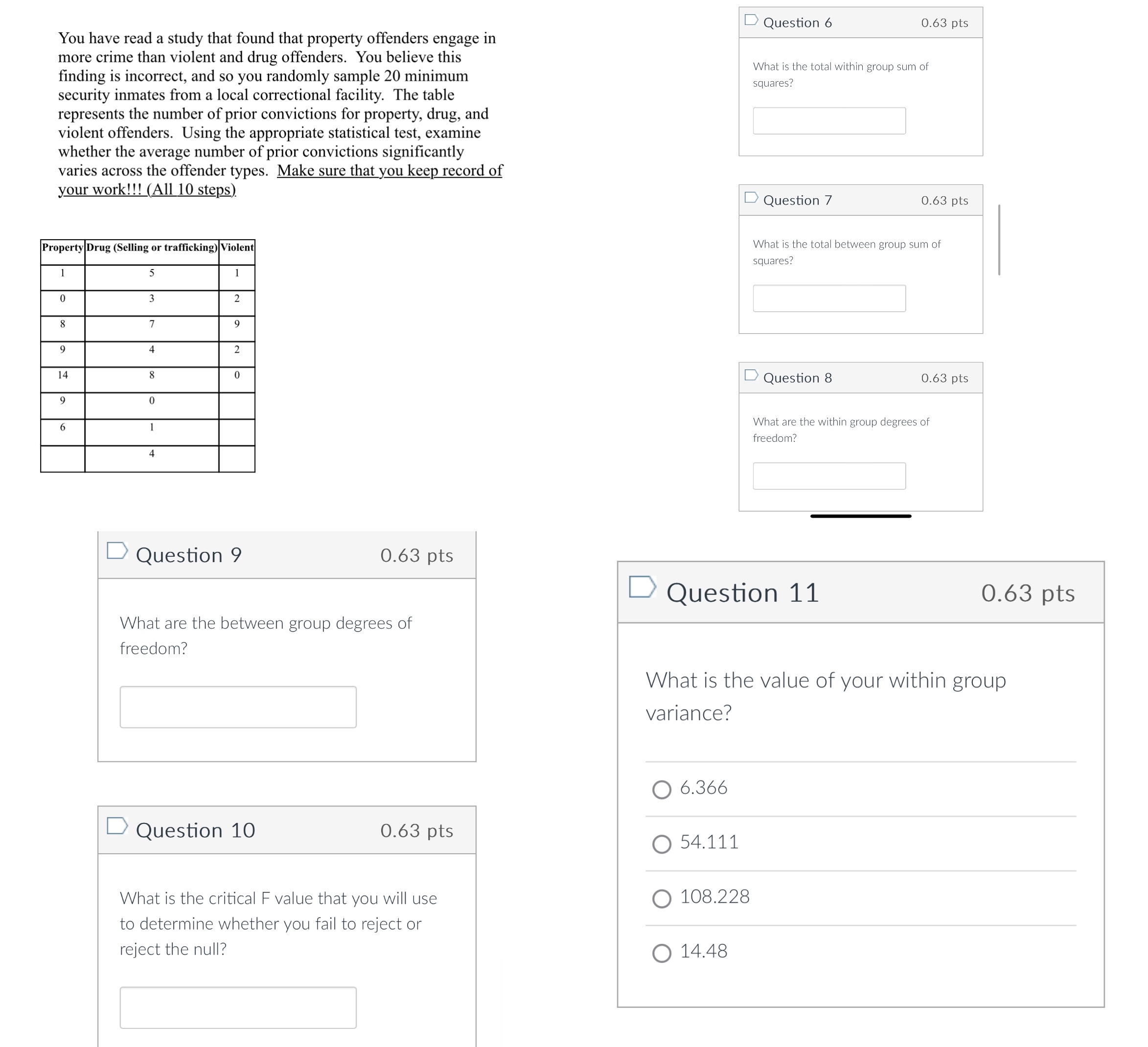 Solved Answer questions 6-11 | Chegg.com