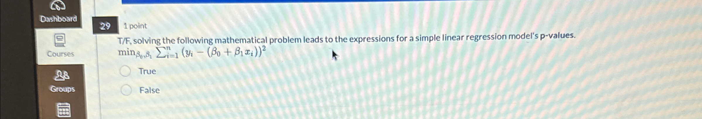 Solved DashboardCourses23Groups291 ﻿pointTF, ﻿solving the | Chegg.com