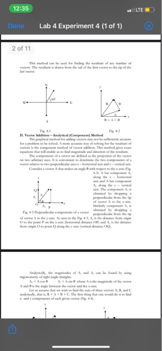 12:35 LTE Done Lab 4 Experiment 4 (1 of 1) Experiment | Chegg.com