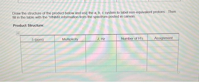 Solved Draw the structure of the product below and use the | Chegg.com