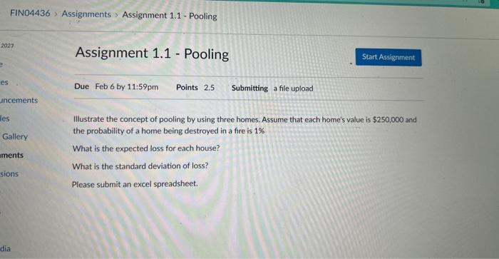 Solved Illustrate the concept of pooling by using three | Chegg.com