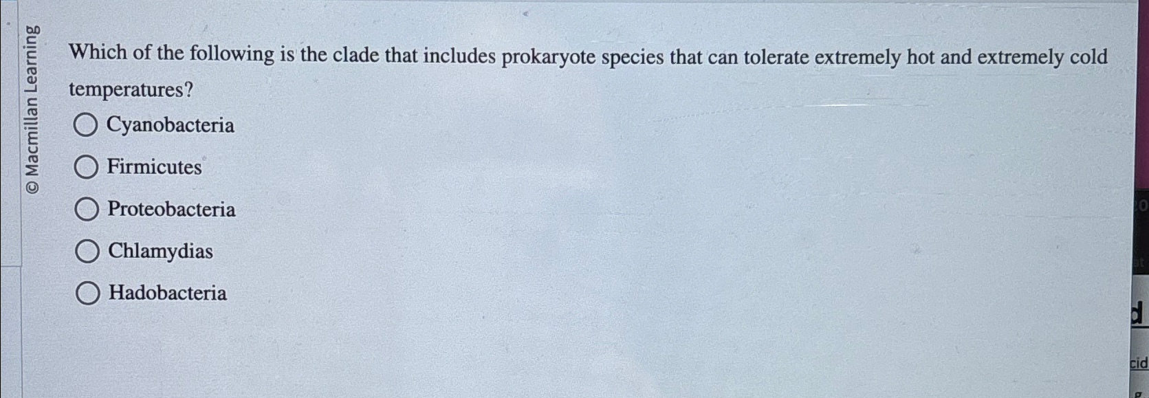Solved Which of the following is the clade that includes | Chegg.com