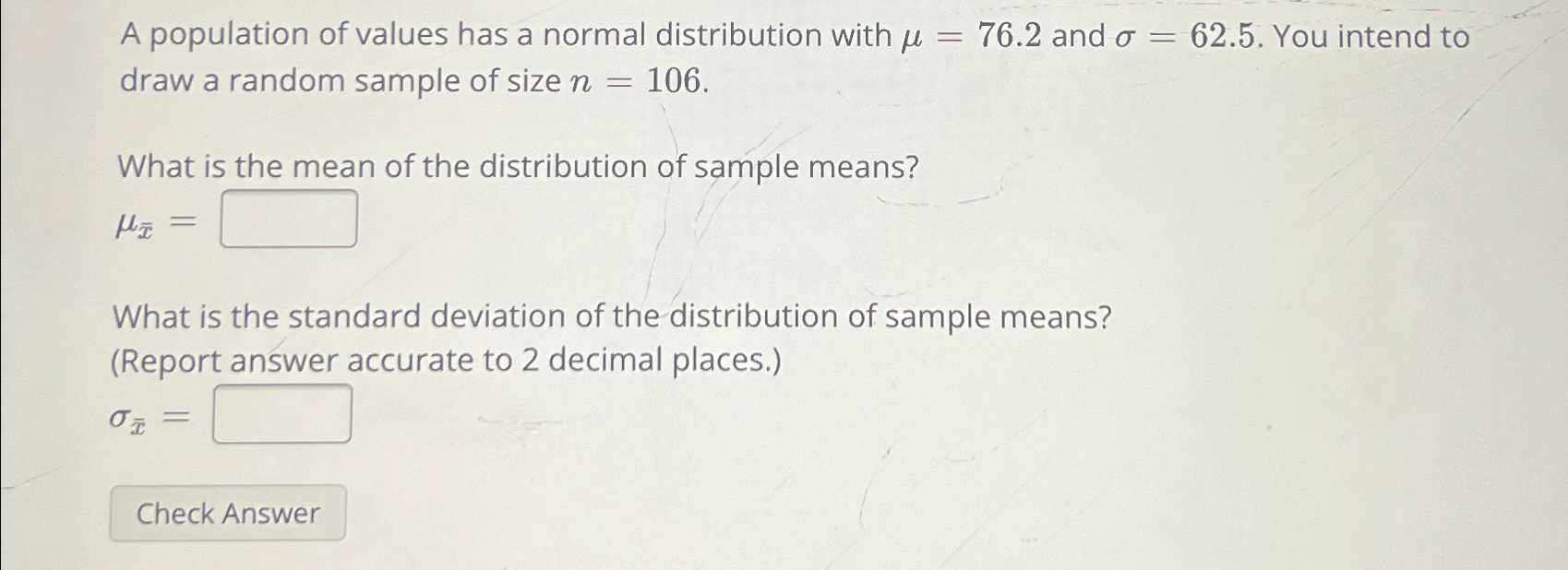 Solved A population of values has a normal distribution with | Chegg.com
