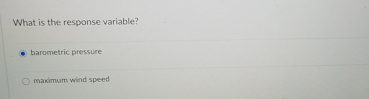 Solved The barometric pressure at the center of a hurricane | Chegg.com