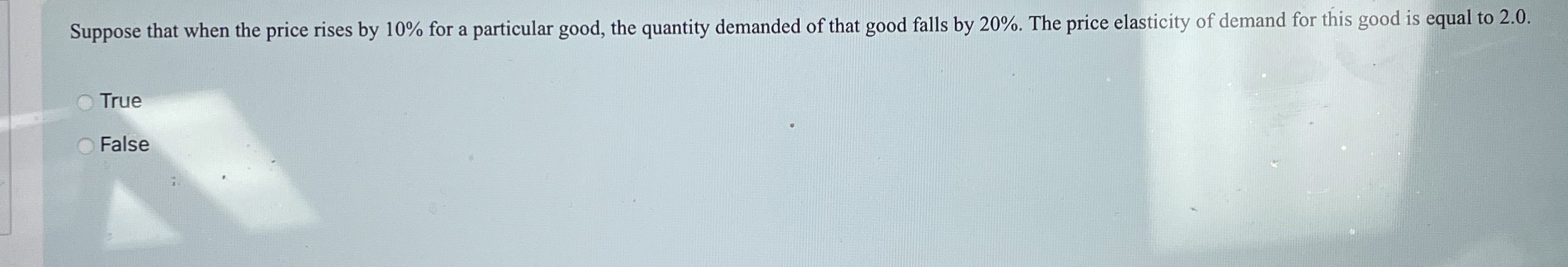 Solved Suppose that when the price rises by 10% ﻿for a | Chegg.com