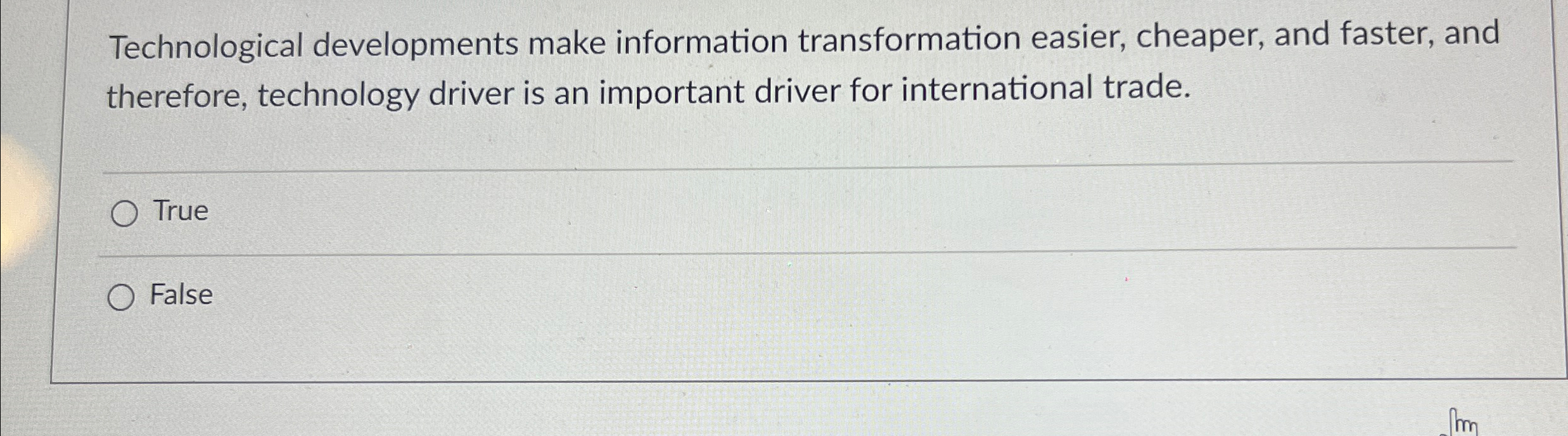 Solved Technological developments make information | Chegg.com