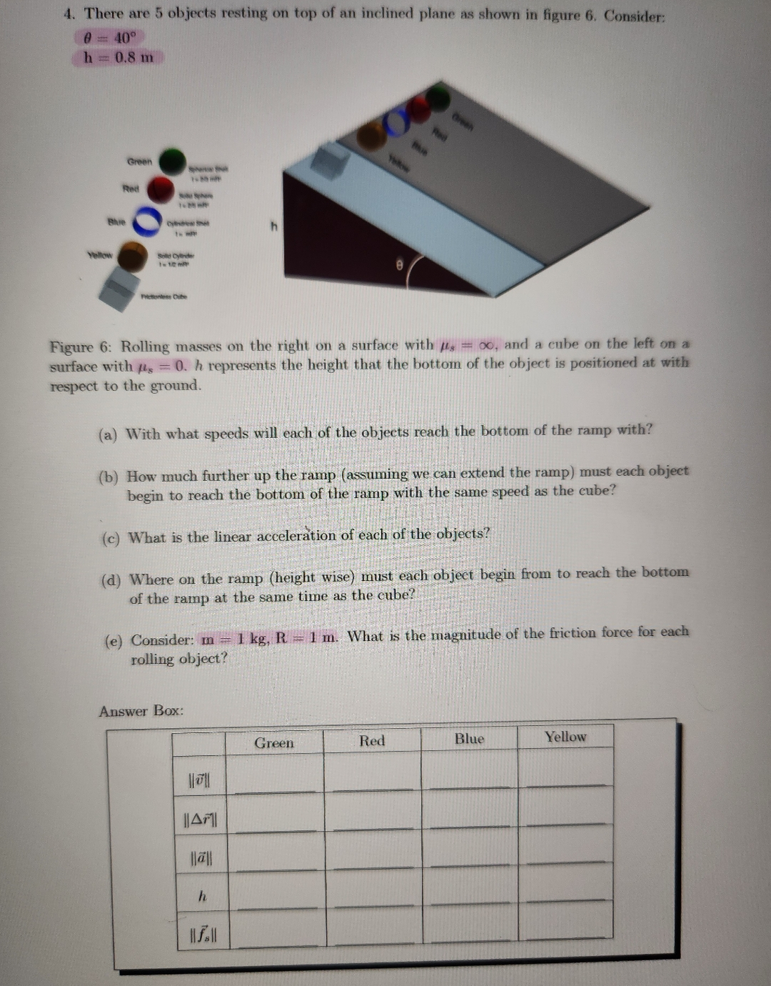 Solved PLEASE LOOK AT THE PHOTO!!!!!! There are 5 ﻿objects | Chegg.com