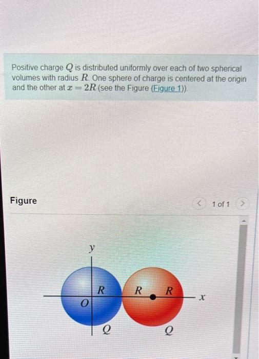 Solved Positive charge Q is distributed uniformly over each | Chegg.com