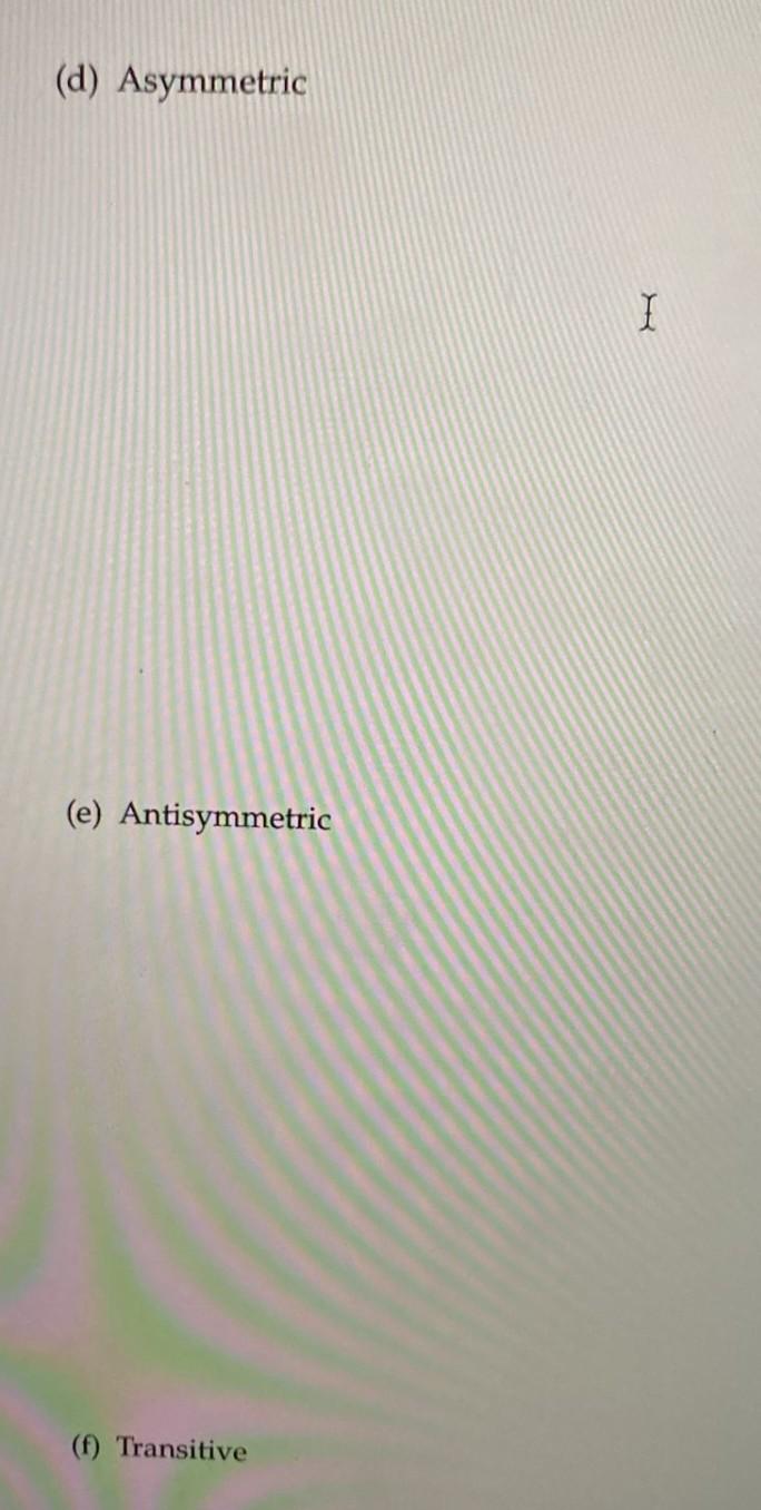 Solved 1. For each of the following, give an example of a | Chegg.com