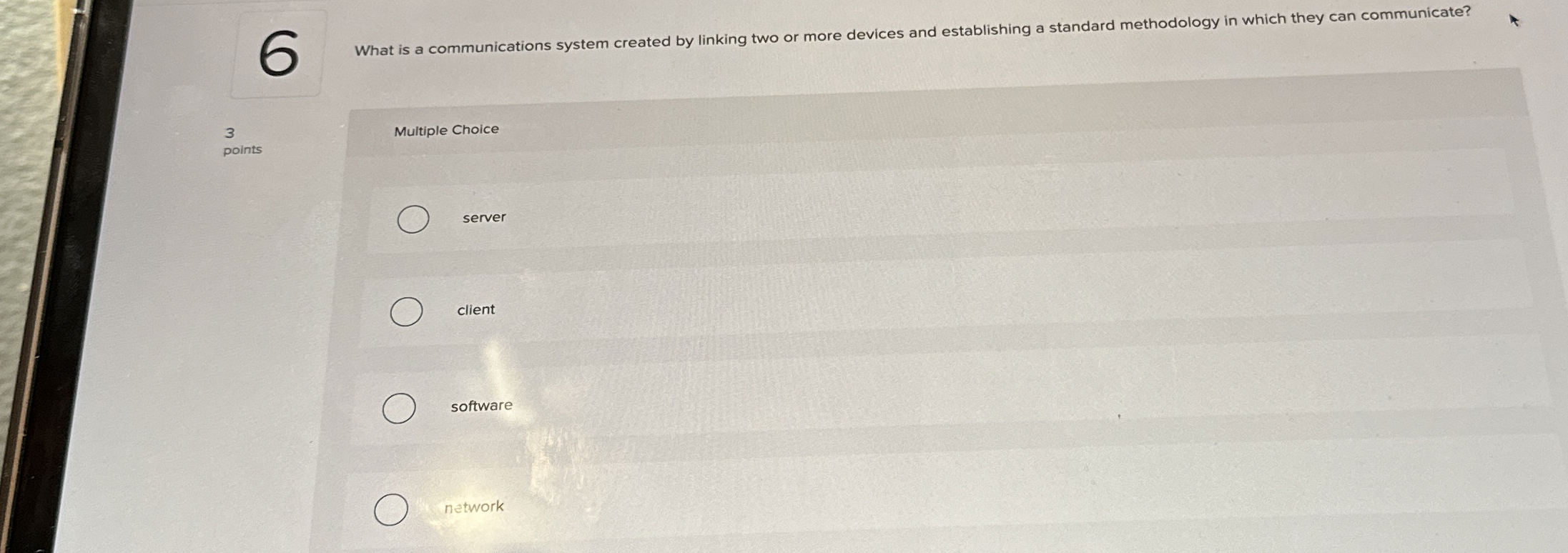 Solved What is a communications system created by linking | Chegg.com