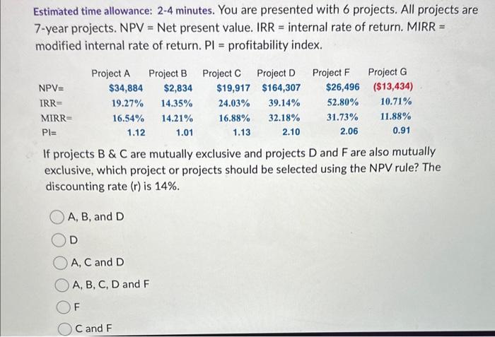 Solved Estimated time allowance: 2−4 minutes. You are | Chegg.com