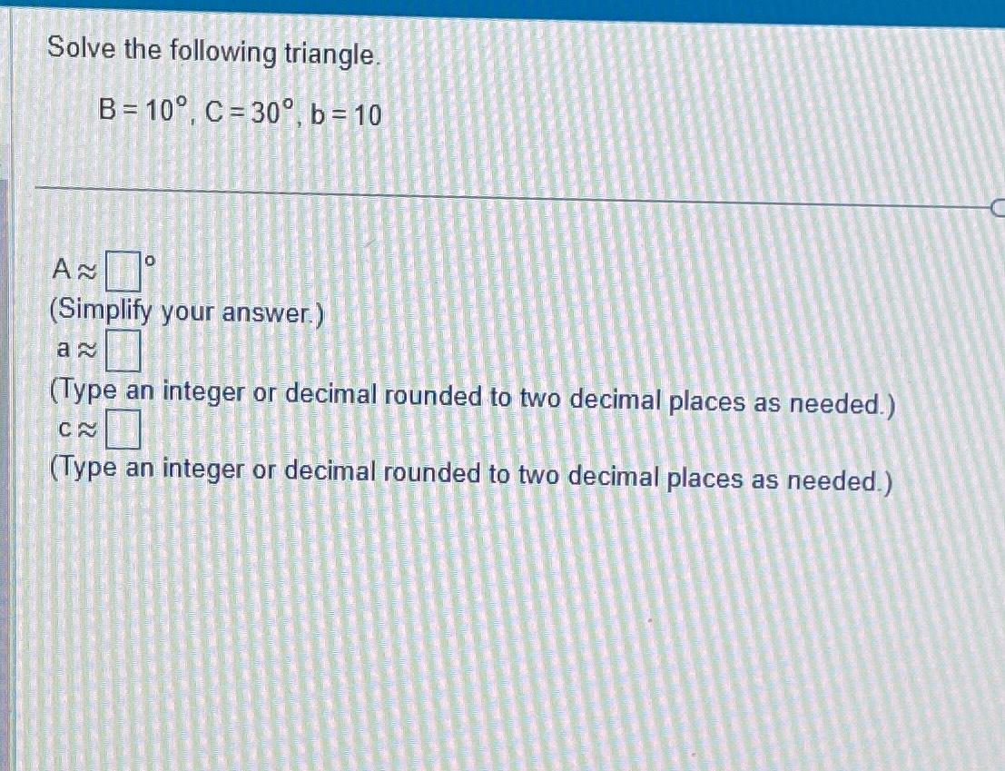 Solved Solve the following | Chegg.com