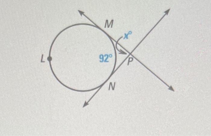 Solved find the value of x | Chegg.com
