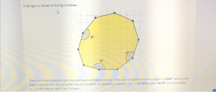 Solved A decagon is shown in the figure below. There are | Chegg.com