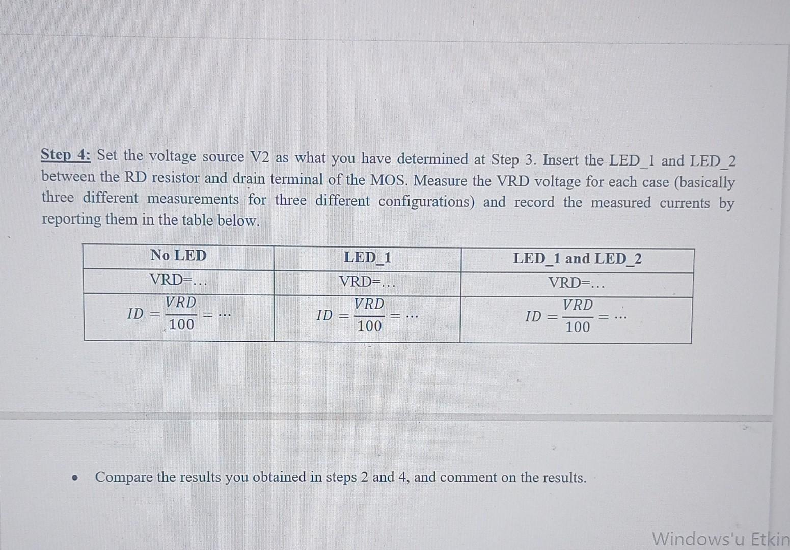 Solved Step 2: Set the voltage source V2 as what you | Chegg.com