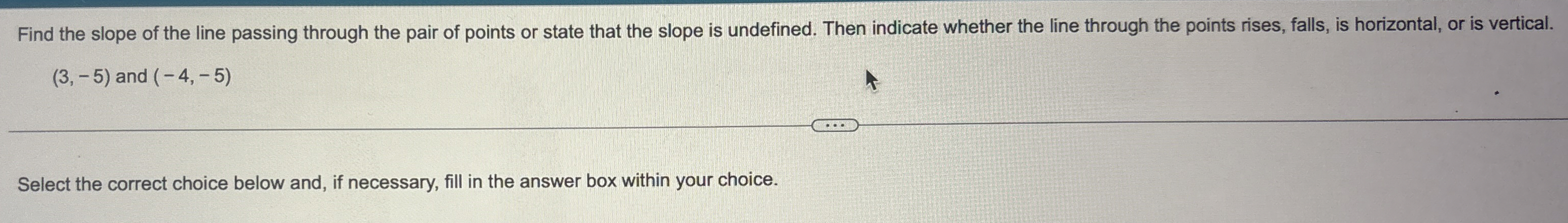 Solved Find the slope of the line passing through the pair | Chegg.com