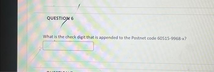 What is the check digit that is appended to the | Chegg.com
