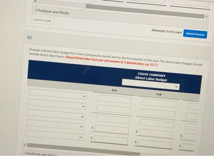 Solved Crane Company makes and sells artistic frames for | Chegg.com