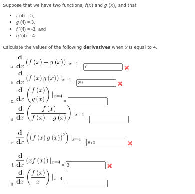 Solved Suppose that we have two functions, f(x) ﻿and g(x), | Chegg.com