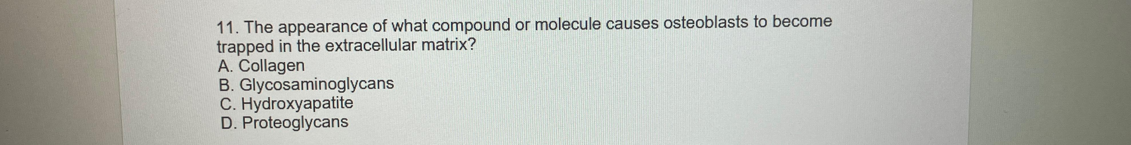 Solved The appearance of what compound or molecule causes | Chegg.com