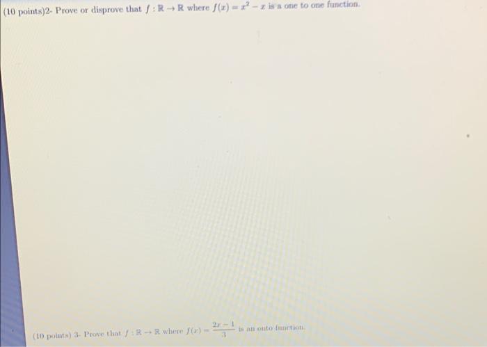 Solved (10 points)- Prove or disprove that SRR where $(x) = | Chegg.com Solved (10 points)- Prove or disprove that SRR where $(x) = | Chegg.com
