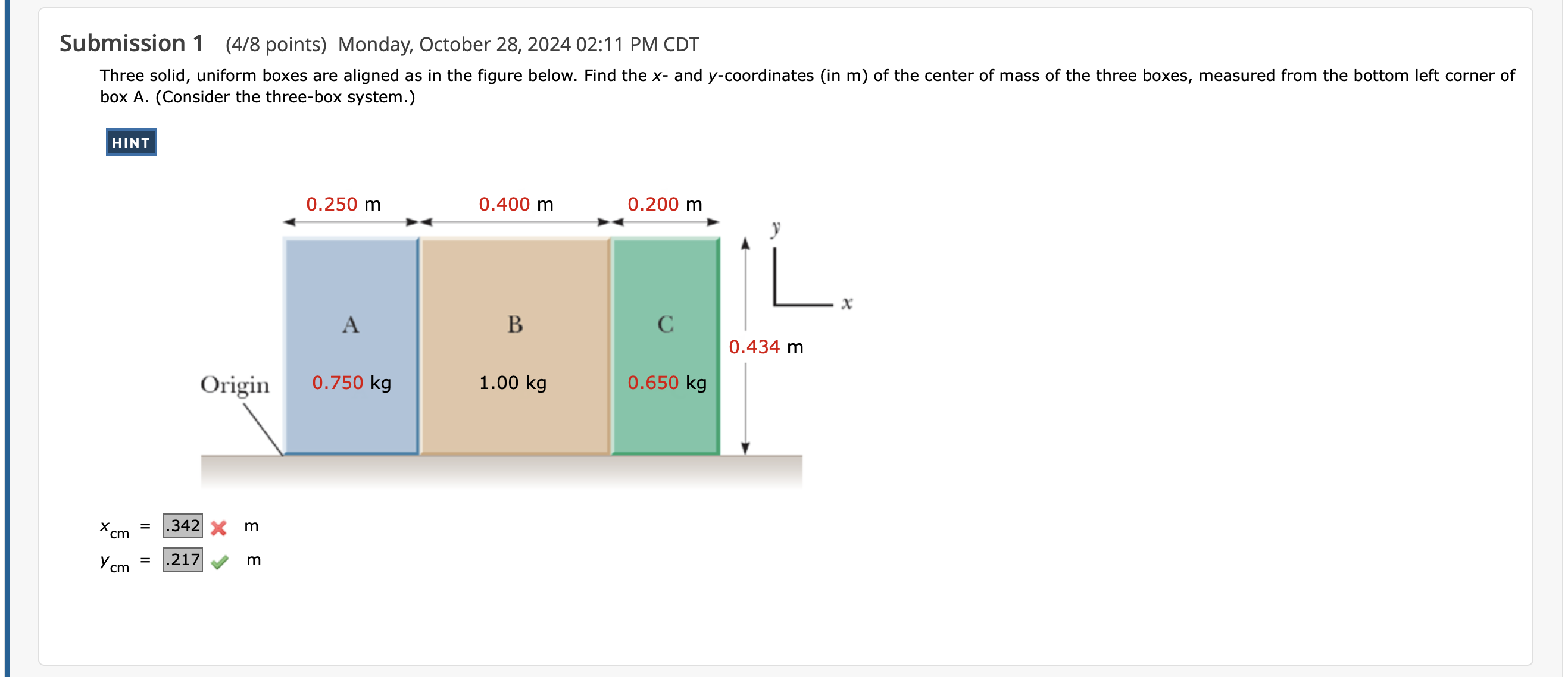Solved Submission 1 (48 ﻿points) ﻿Monday, October | Chegg.com