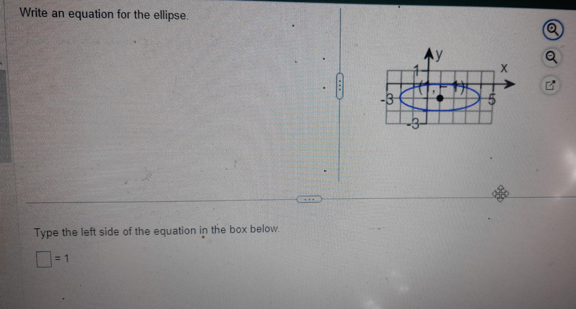 Solved Write an equation for the ellipse. | Chegg.com