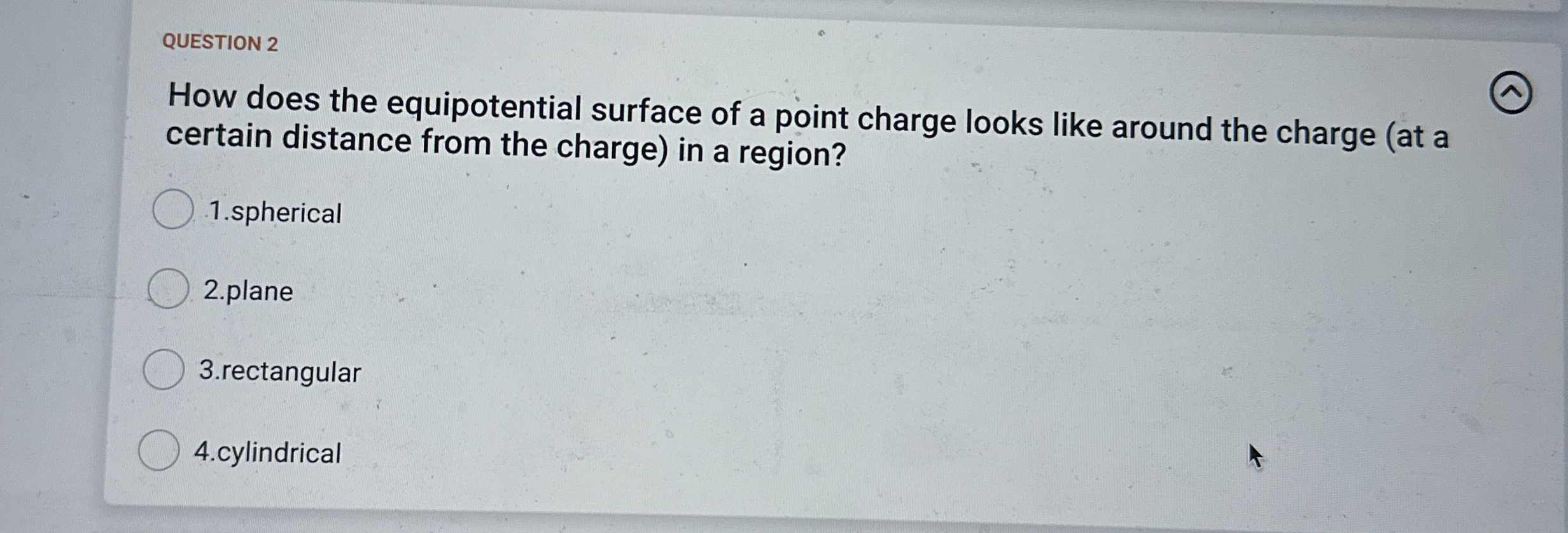Solved QUESTION 2How does the equipotential surface of a | Chegg.com