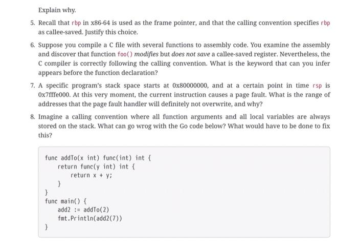 Solved ISA and procedural abstraction 1. An ISA has two | Chegg.com
