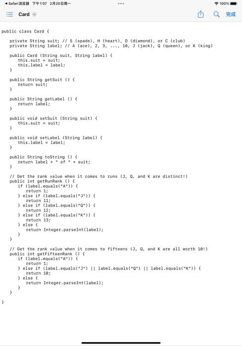 Solved Cribbage is an old, but still popular, card game | Chegg.com