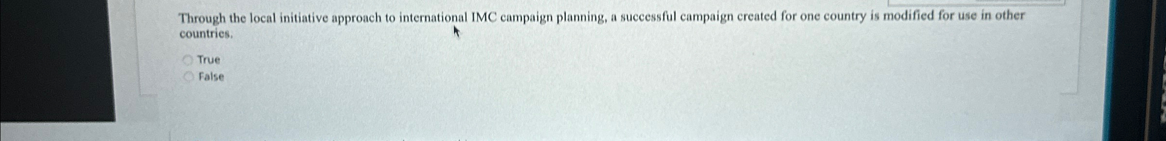 Solved Through the local initiative approach to | Chegg.com