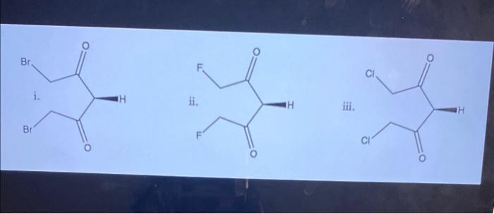 i need help determining the acidity of hydrogens , | Chegg.com