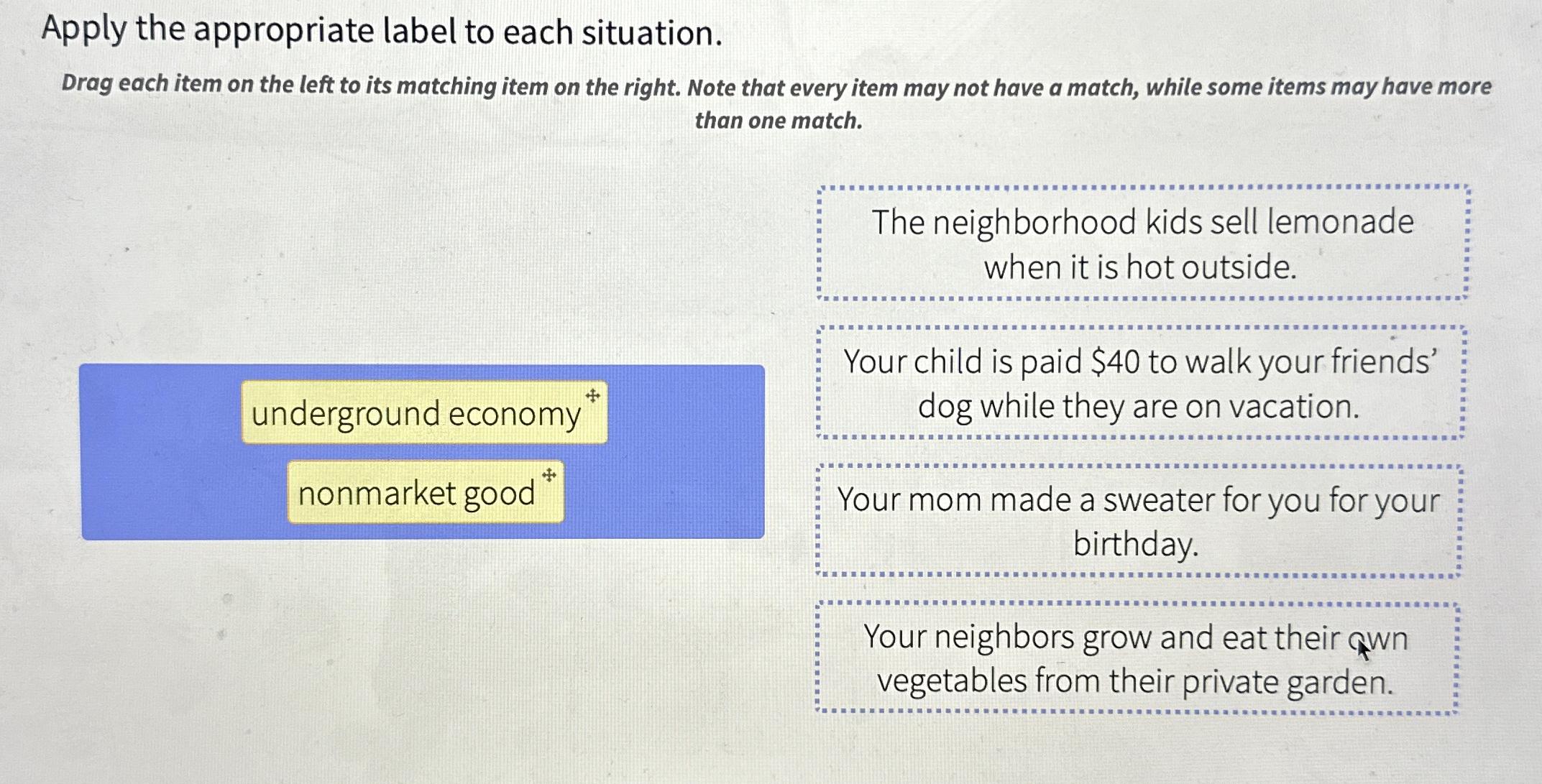Solved Apply the appropriate label to each situation.Drag | Chegg.com Solved Apply the appropriate label to each situation.Drag | Chegg.com