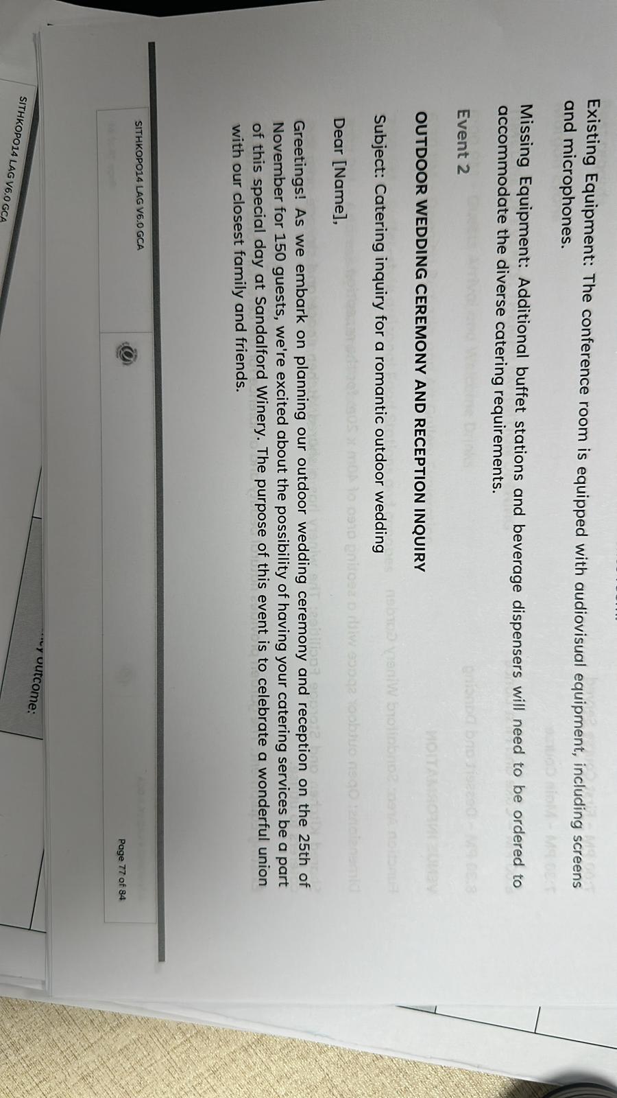 Solved Existing Equipment: The conference room is equipped | Chegg.com