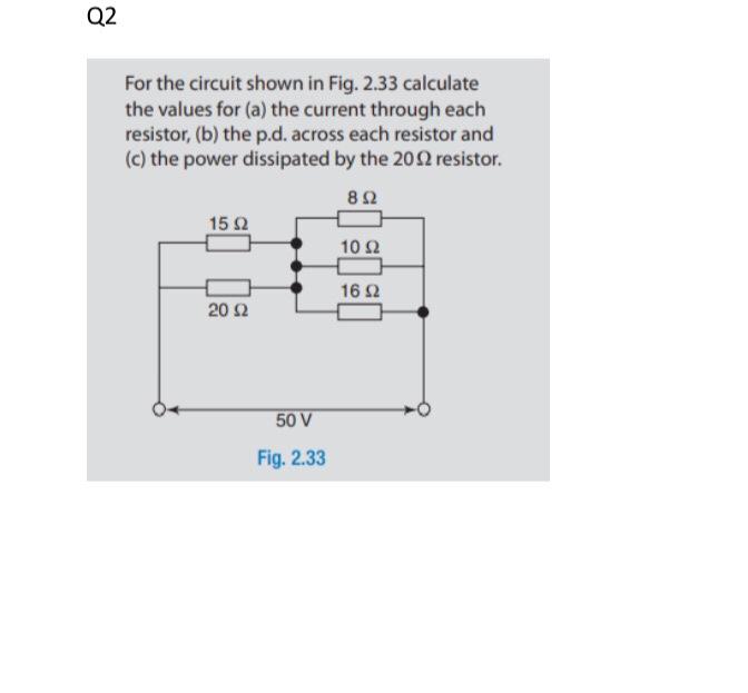 Solved Q1 Use Kirchhoff's laws to determine the three branch | Chegg.com