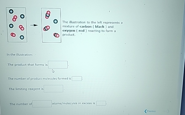 Solved e illustration to the left represents a xture of | Chegg.com