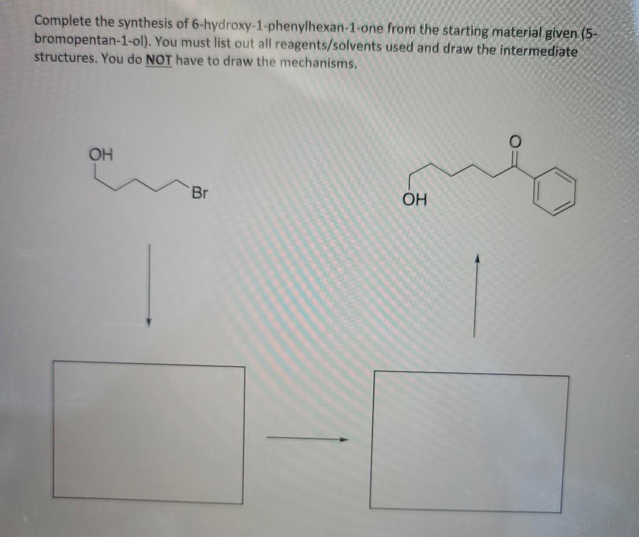 Solved Complete the synthesis of | Chegg.com