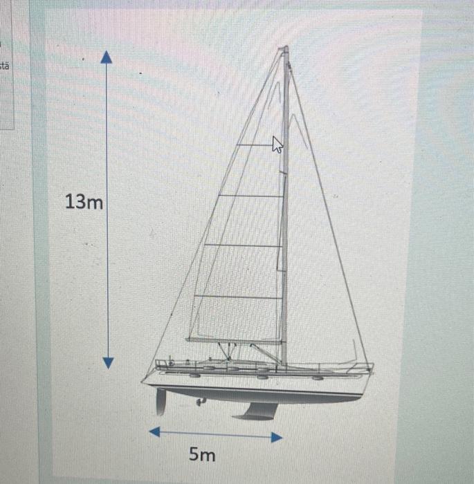 Solved The mast of the Bavaria 42 is tightened in the 1st | Chegg.com