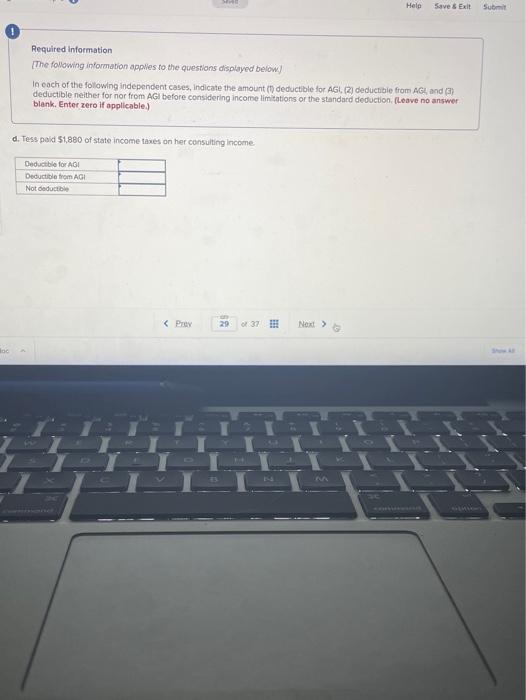 Solved gnment Chap 6 6 Sayed Help Save & Exit Required | Chegg.com