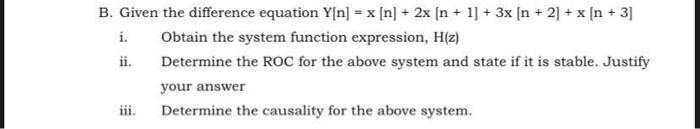 Solved D) Perform the following DFT \& IDFT operations below | Chegg.com