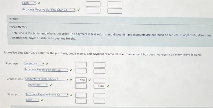 Solved Transactions for buyer and seller Shore Co. sold | Chegg.com