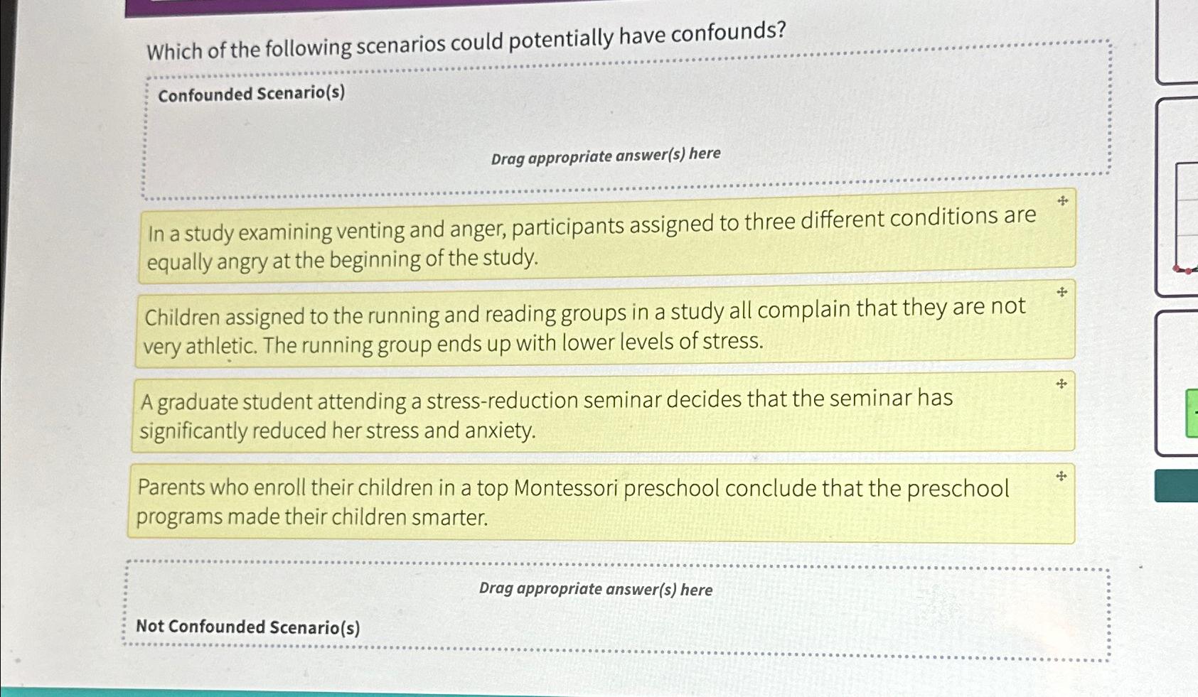 Solved Which of the following scenarios could potentially | Chegg.com
