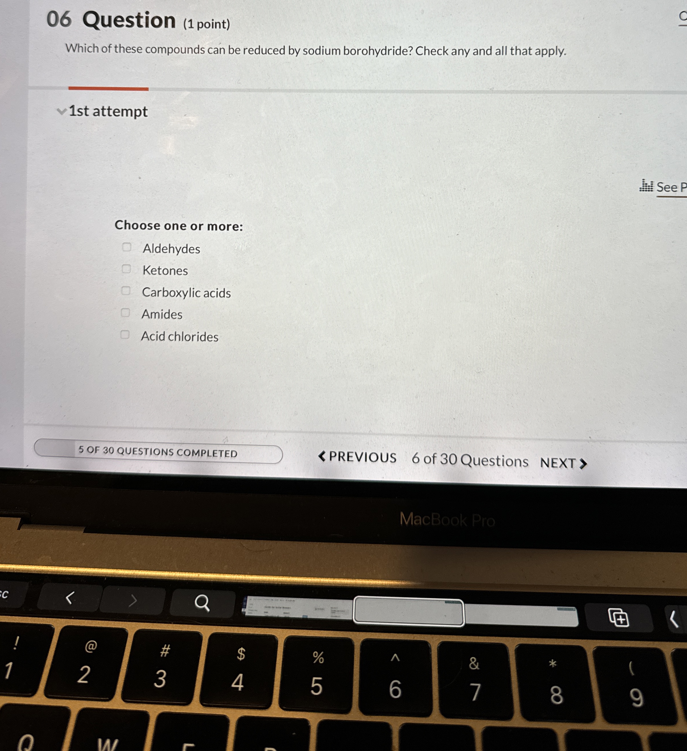 Solved 06 ﻿Question (1 ﻿point)Which of these compounds can | Chegg.com